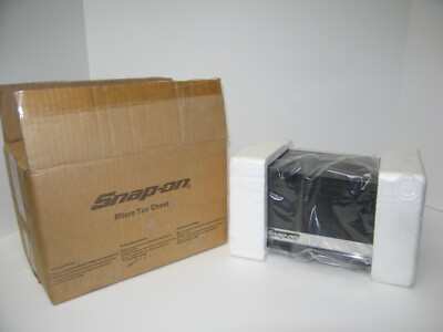 SNAP-ON MICRO 3-DRAWER TOP CHEST in BLACK, MODEL# KMC923APB NEW IN BOX ...