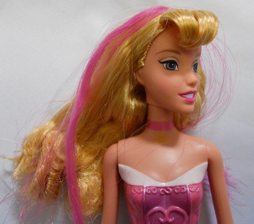 Disney Barbie Color Change PRINCESS AURORA Sleeping Beauty Bath Doll ...
