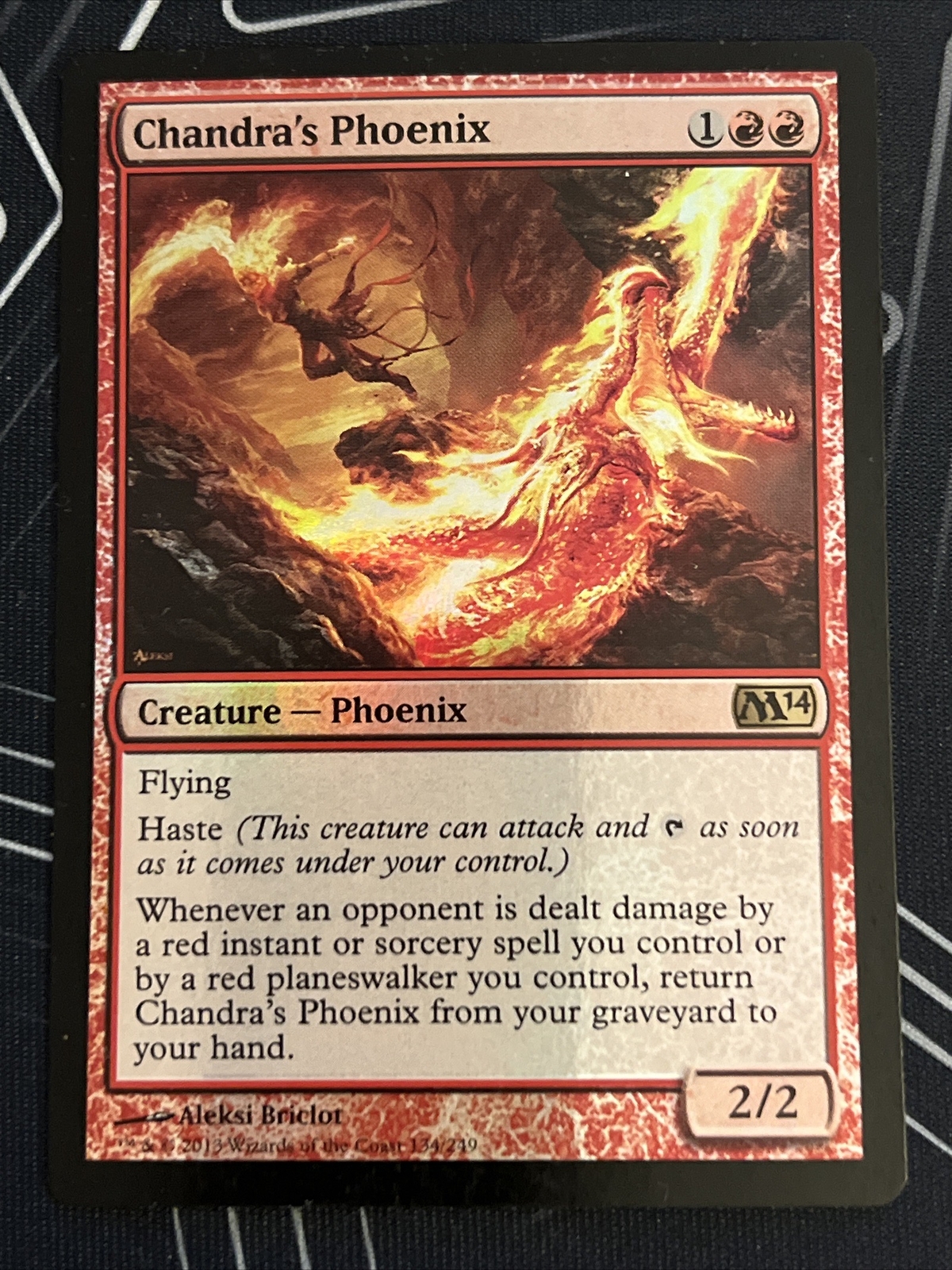 1x Foil Chandra's Phoenix (134) Magic 2014 M14 MTG Magic the Gathering ...