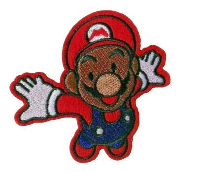 Patch écusson mario thermocollant 9 x 9 cm | eBay