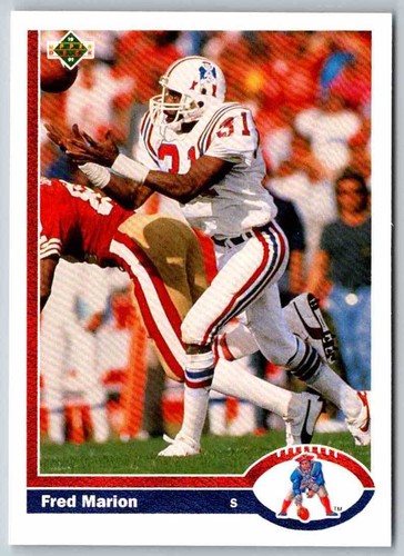 1991 Upper Deck Fred Marion #375 Football Card | eBay