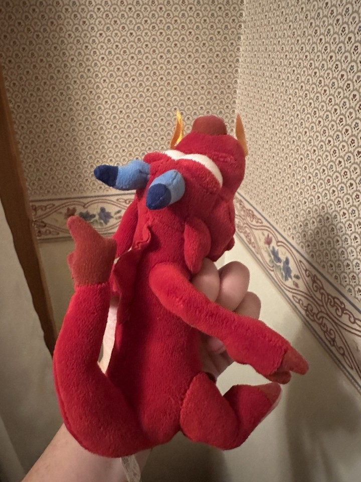 Vintage Disney Store Mulan Dragon Mushu Plush Stuffed Toy 7” | eBay