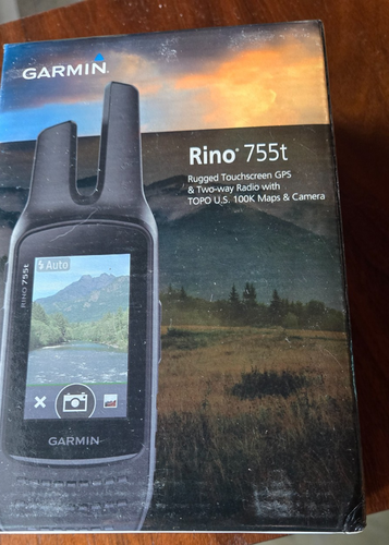 Garmin Rino 755t GPS, 2 Way Radio, Touchscreen, US 100k, Maps, Camera ...