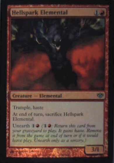 Hellspark Elemental - Conflux: #65, Magic: The Gathering - Foil NM R15 | eBay