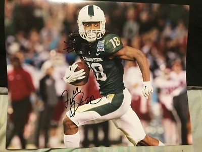 Felton Davis Autographed 11x14 Photo Michigan State Football Coa ...