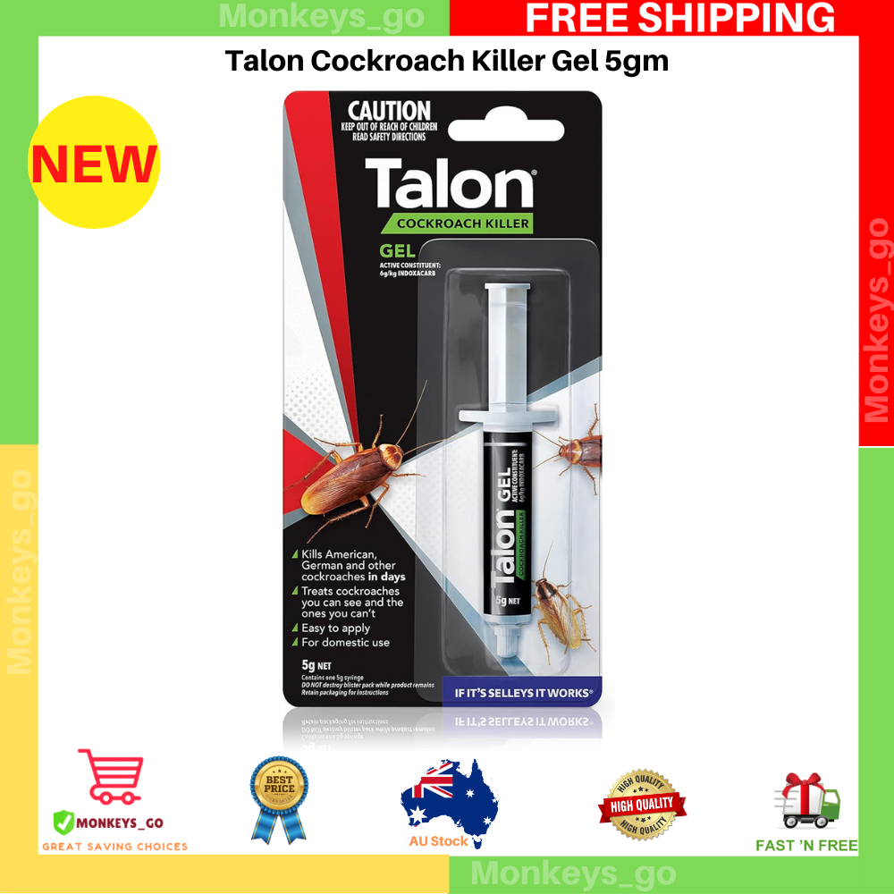 Talon Cockroach Killer Gel-5GM | FREE SHIPPING NEW AU | eBay