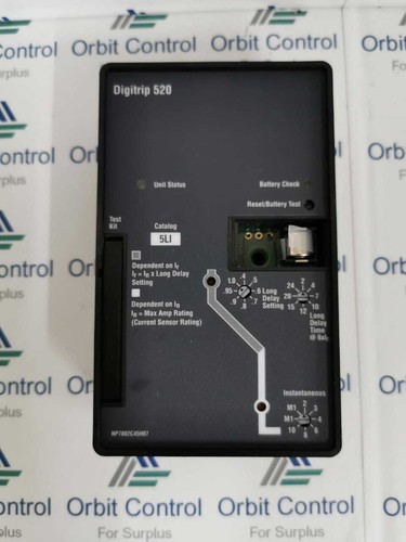 EATON CUTLER HAMMER 5LI Digitrip 520 Trip Unit 70C1449G01 | eBay