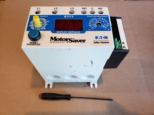 Eaton Cutler-Hammer E777 Electronic Overload Relay - Works - Damaged ...