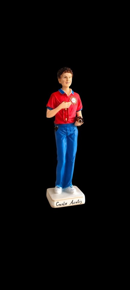 Carlo Acutis statue - Patron of Youth and Computer Programmers Figure ...