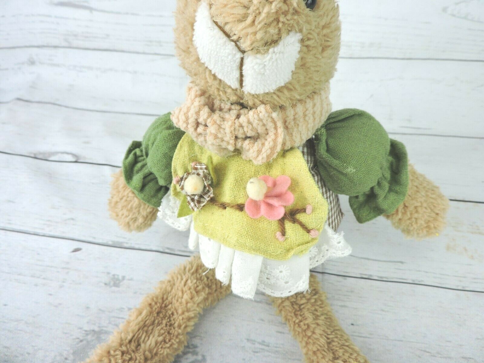 Long Leg Bunny Rabbit Plush 18" Stuffed Animal Country Spring Easter ...