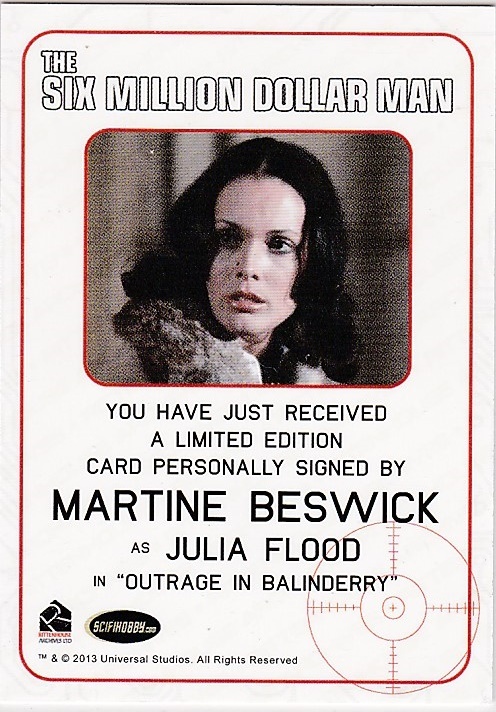 THE COMPLETE BIONIC COLLECTION MARTINE BESWICK SIX MILLION DOLLAR MAN ...