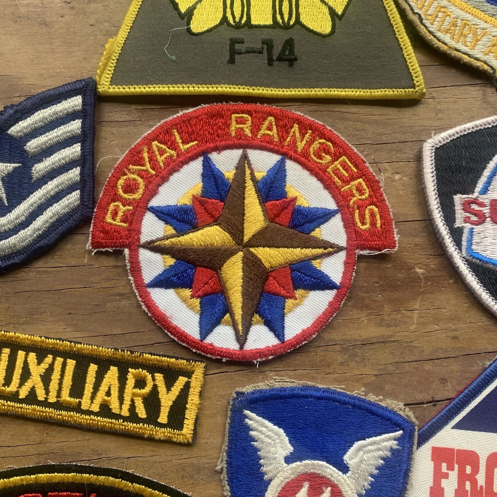 Vintage Military Patches Insignia Service Security Lot Of 20 Sewing ...