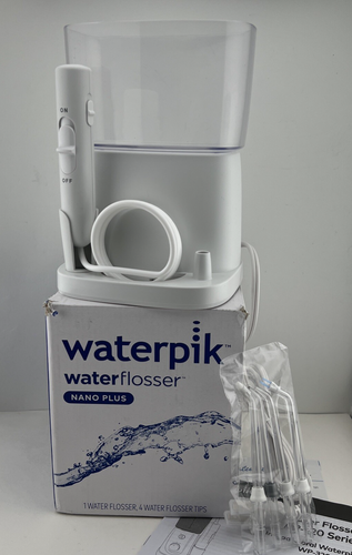 Waterpik NANO PLUS Water Flosser WP-320W Portable Electric Compact ...