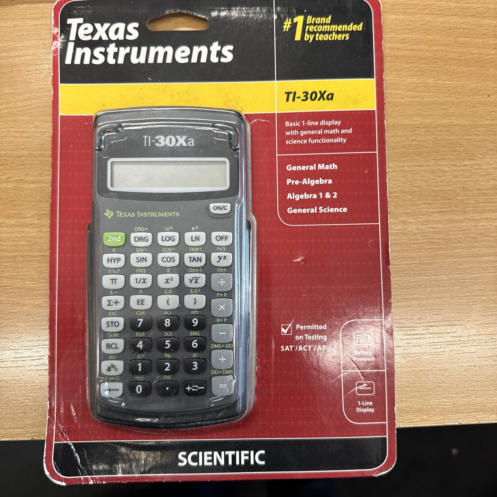 Texas Instruments TI-30Xa Scientific Calculator-#1 Teacher Recommended ...