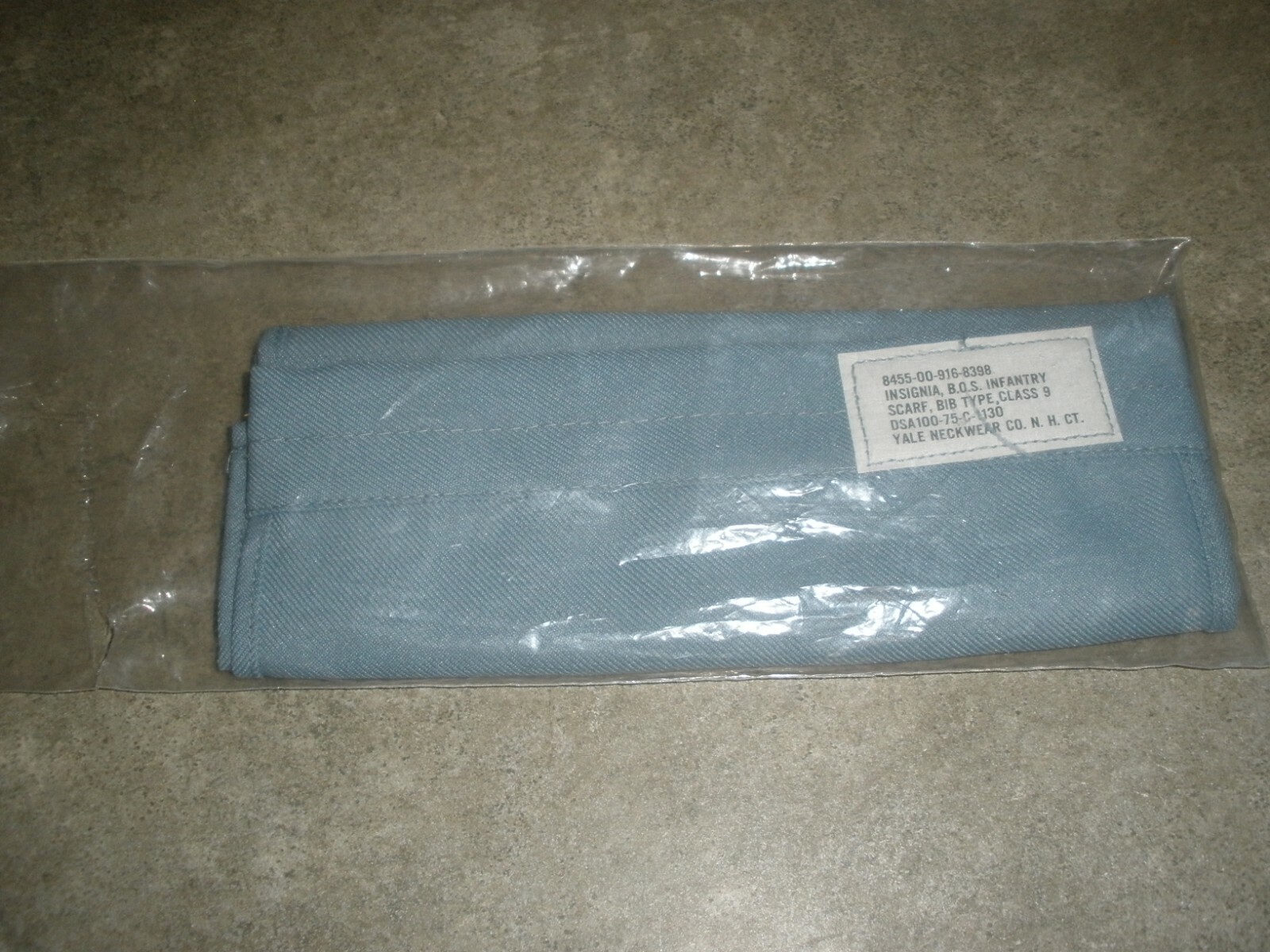 NEW Vintage Insignia BOS Infantry Scarf Bib Type Class 9 Yale Neckwear ...