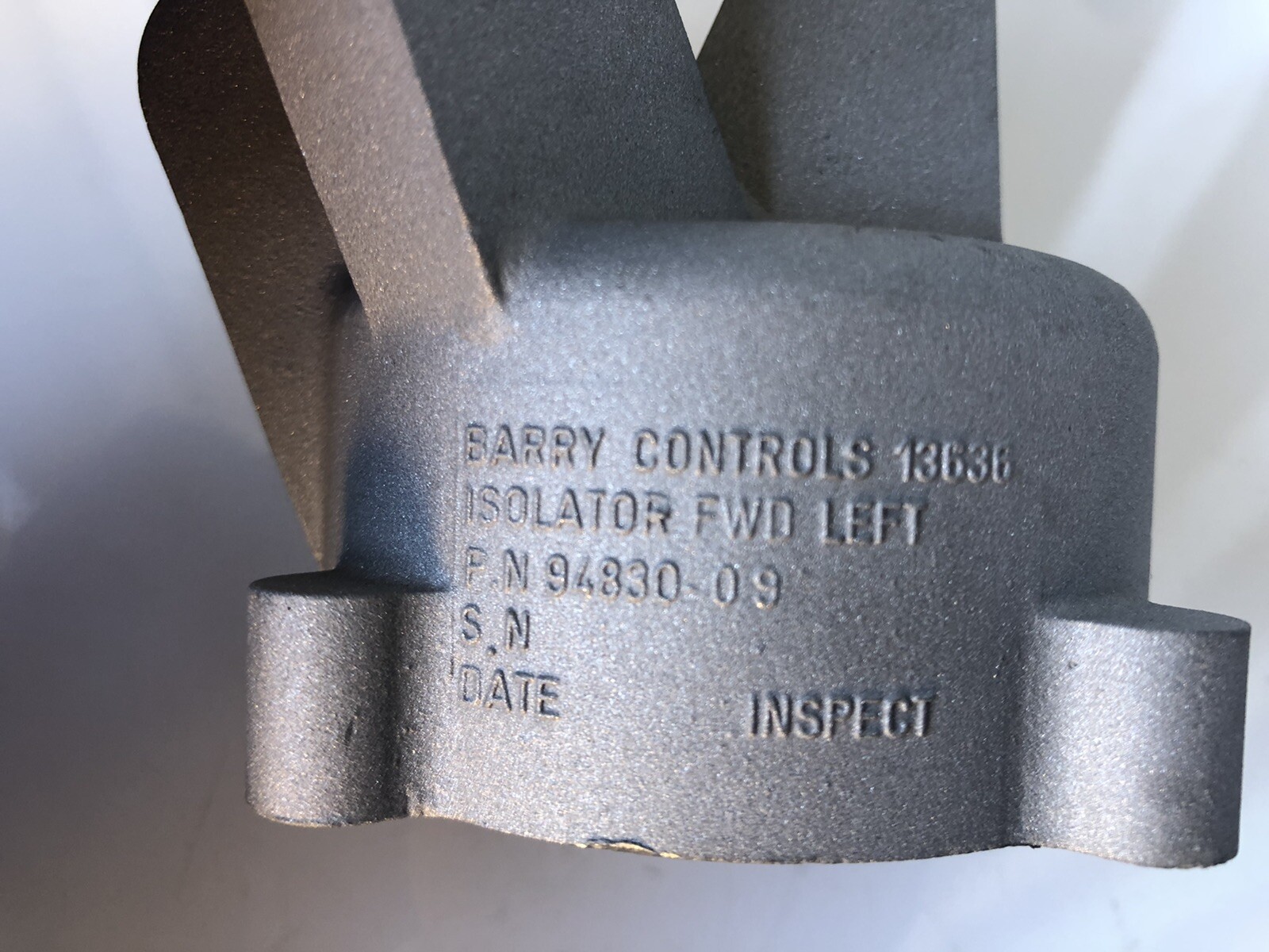 Barry Controls 94830-09 Isolator FWD LEFT Isolator Vibration NEW! FREE ...