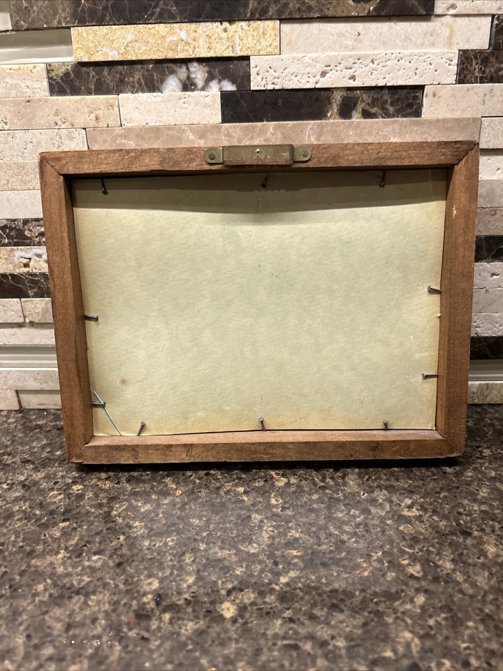 Vintage Handmade Christmas Crewel Yarn Art Needlepoint JOY Jester ...