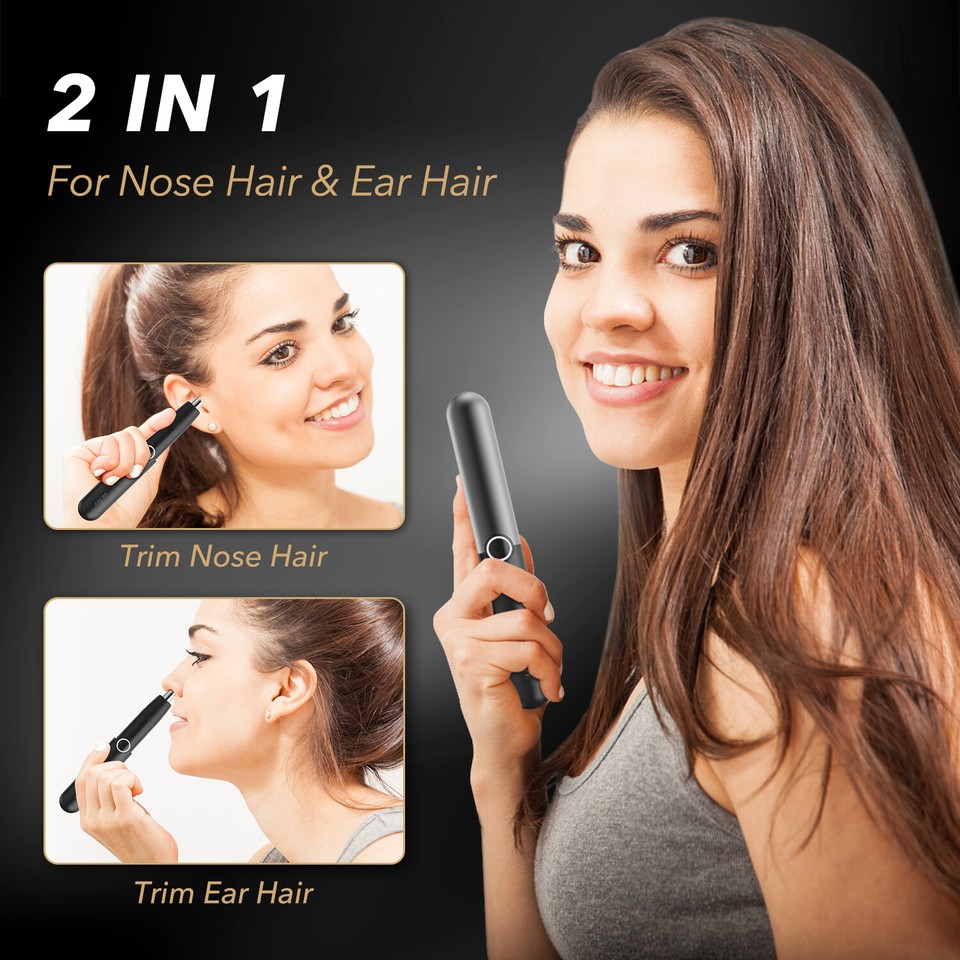 Nose Hair Trimmer For Men's Ear and Nose Hair Trimmer Eyebrow Beard Rechargeable | eBay