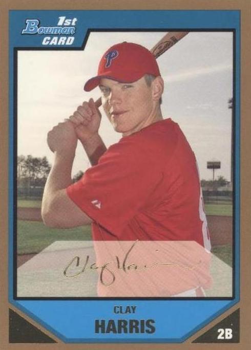 2007 Bowman - Prospects Clay Harris #BP107 Gold (RC) for sale online | eBay