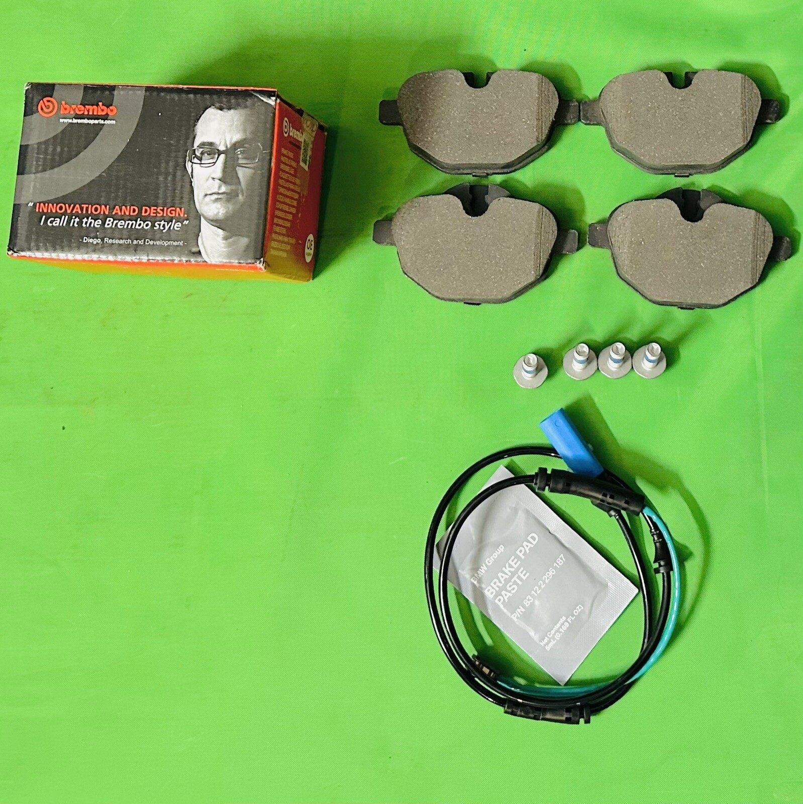 Brembo for 2020 BMW G30 530i 540i 550 Rear Regular Brake Pads ...