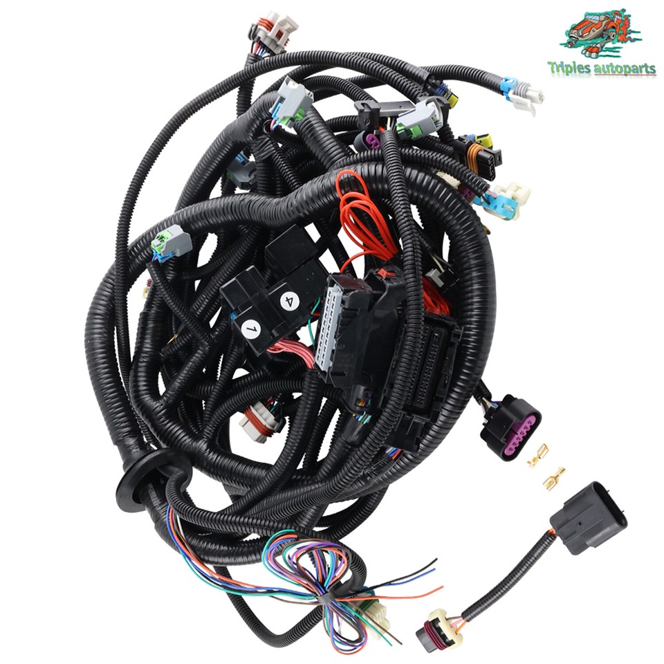 For LS3 LS2 6.2L 58X Drive 6L80E 6L90E By Wire DBW Standalone Harness ...