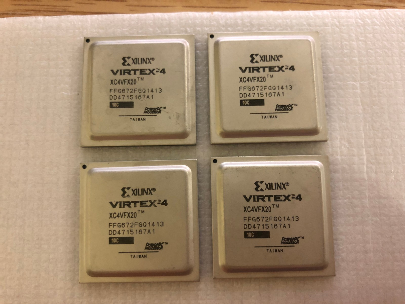 LOT of 4 XILINX VIRTEX-4 XC4VFX20 FFG672FGQ1413 | eBay