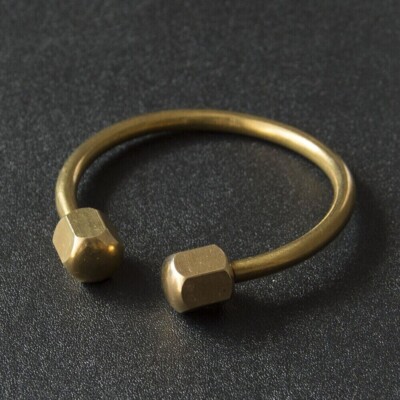 Solid Brass Key Holder Screw Lock Key Ring Clip Keyring Hook EDC ...