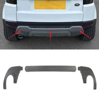 3pcs Rear Bumper Trim Strip LH&RH Valance Cover For Range Rover Evoque ...