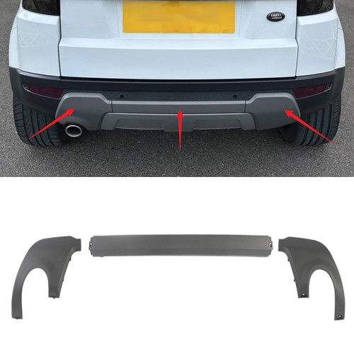 3pcs Rear Bumper Trim Strip LH&RH Valance Cover For Range Rover Evoque ...