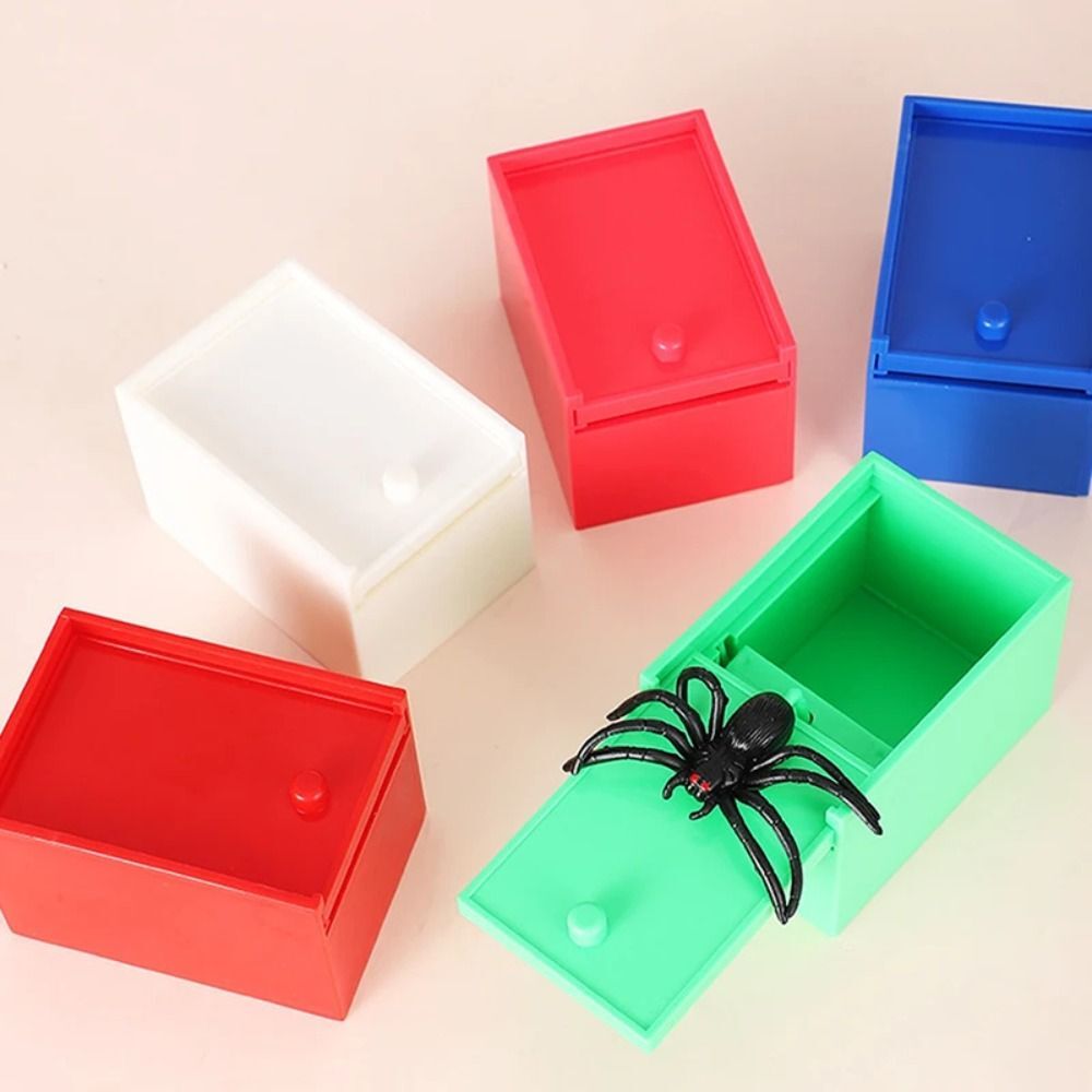 Scary Spider Scare Box Plastic April Fool's Gift High Quality Prank ...