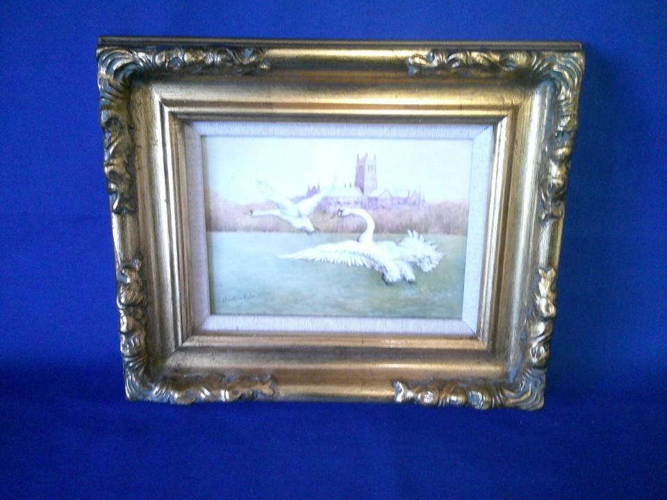 Royal Worcester Artist Christopher Hughes Handpainted China Plaque ...