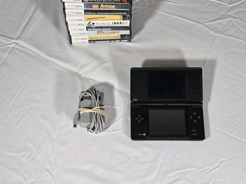 Nintendo DSi Black Console Bundle Charger & 11 Games | eBay