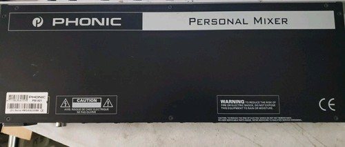 PHONIC PM-801 Rack Mountable 8-Channel Personal Mixer TURNS ON | eBay