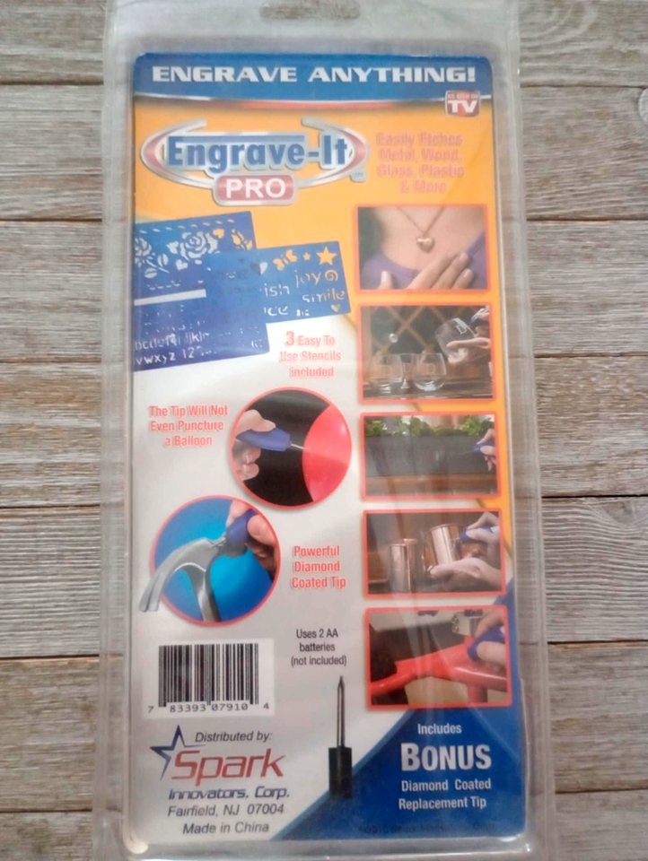 Engrave-It Pro Engraving Pen Tool (Metal, Wood, Glass, Leather ...