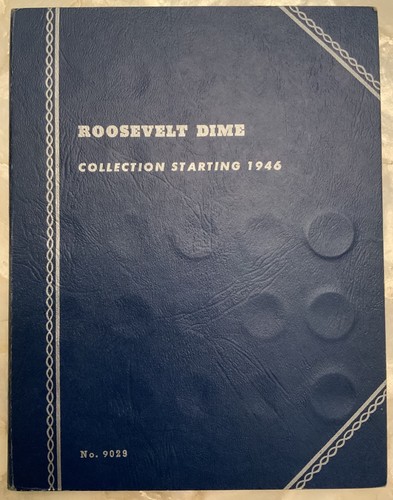 VTG Whitman Roosevelt Dime 10c Coin Album Starting 1946 No. 9029 w/27 ...