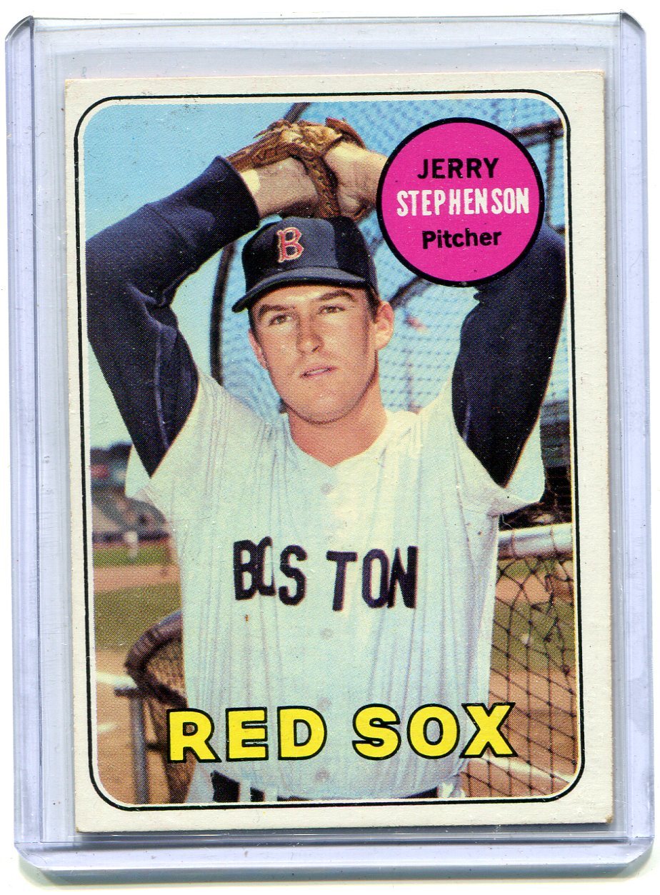 1969 Topps Baseball Card Jerry Stephenson Boston Red Sox Near Mint ...