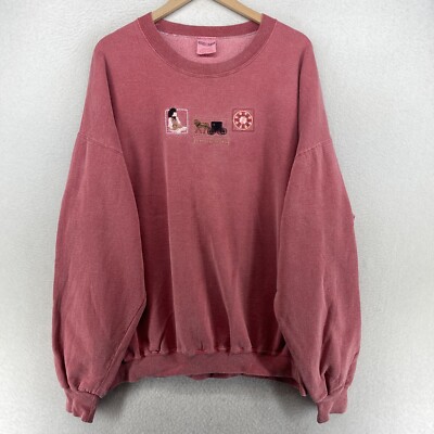 PENNSYLVANIA Sweatshirt Men 2XL Amish Horse Buggy Carriage Fleece ...