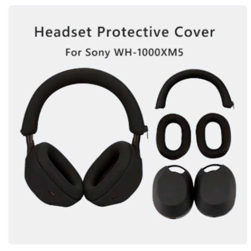 Sony WH-1000XM5 Headphone Case Silicone Protective Cover For XM5 ...