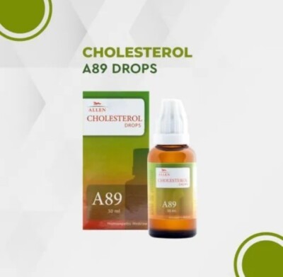 Allen A89 Cholesterol Drops (30ML) Heart Tonic, Supports Cardiovascular ...