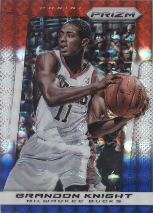 2013-14 Panini Prizm - Brandon Knight #170 Red White & Blue Mosaic ...