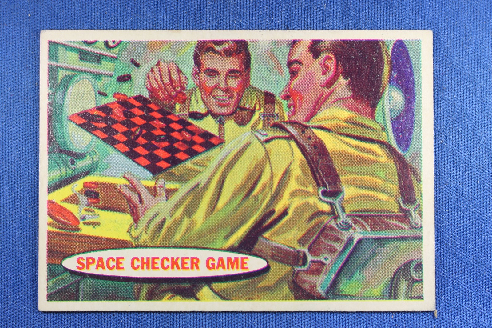 1957 Topps Space Cards - #21 Space Checker Game - Very Good Condition ...