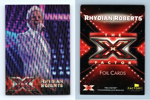 Rhydian Roberts #28 The X Factor 2010 Factory Foil Trading Card | eBay
