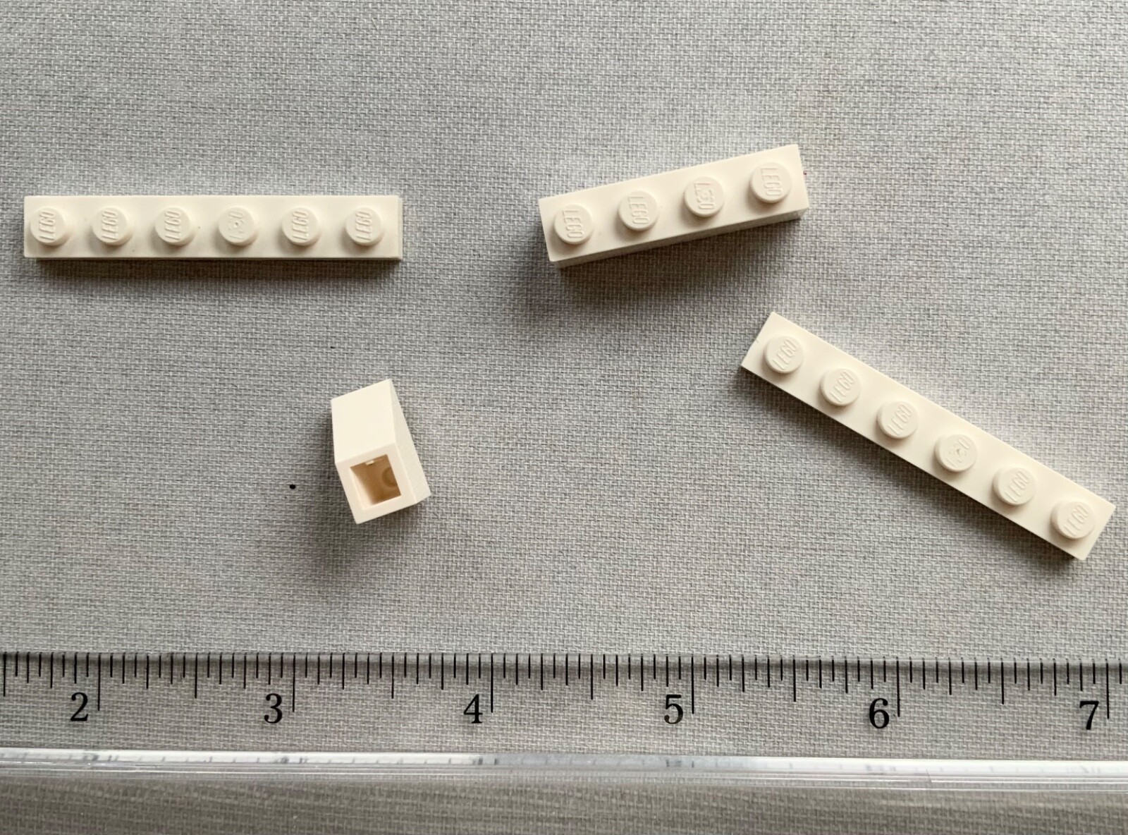 MIXED LOT OF 4 LEGO PARTS / BRICKS WHITE 1x6 / 2x4 & SLOPE | eBay