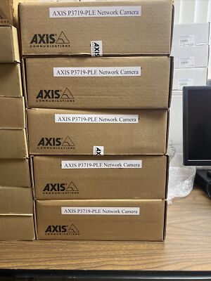 5 BRAND NEW Axis P3719-PLE 15MP Outdoor IR IP Network Dome Camera’s ...
