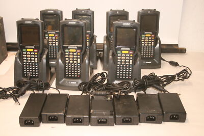 Mixed Lot of (7) Zebra Motorola Symbol MC3090 /w CRD3000-1000R Cradle ...