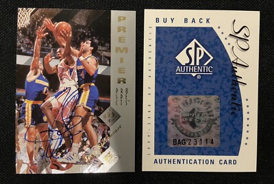 1999-00 SP Authentic Buyback JERRY STACKHOUSE RC AUTO Rookie Autograph ...