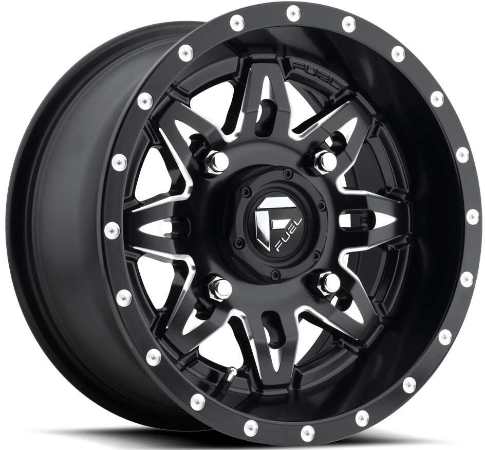 Fuel Lethal 15" Wheels Black 30" Warrior XT Tires Can-Am Commander ...