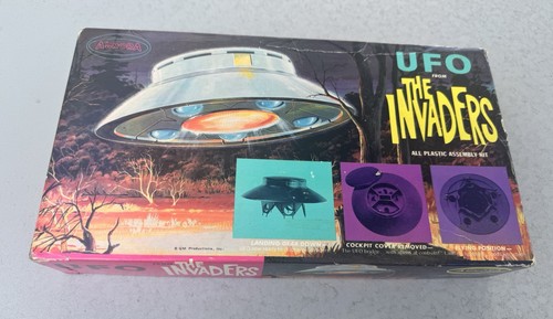 1968 AURORA UFO “THE INVADERS” TV SERIES KIT COMPLETE UNASSEMBLED #813-150 | eBay