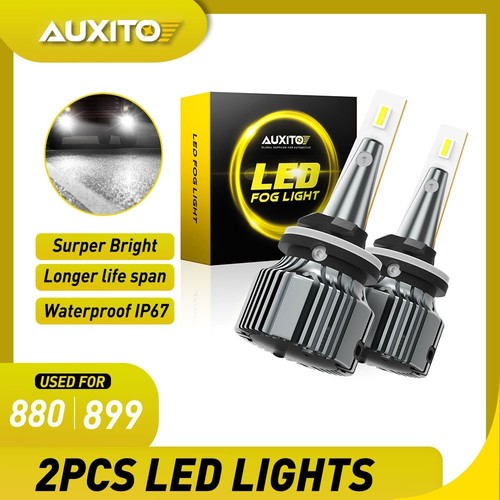 880 899 LED Fog DRL Light Bulbs 2000LM High Power 6000k White Set of 2 ...