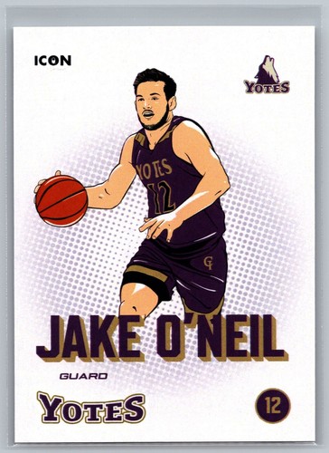 Jake O'Neil 2023-24 ONIT College of Idaho ICON #59 Basketball Card RC ...